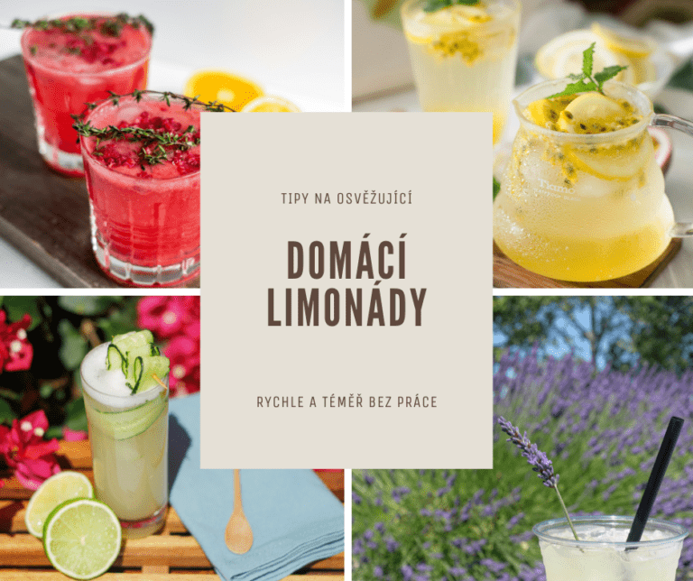 10 tipů na osvěžující domácí limonády – Cestujeme s Mínou