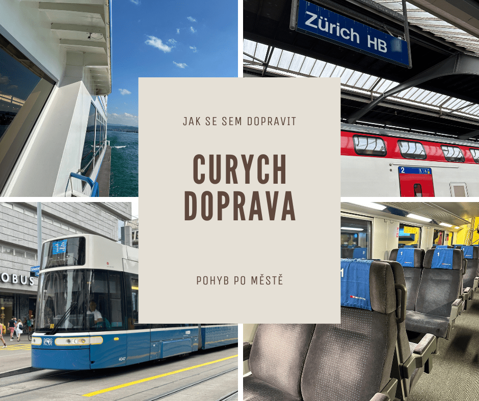 Doprava v Curychu a jak se sem dostat – Cestujeme s Mínou